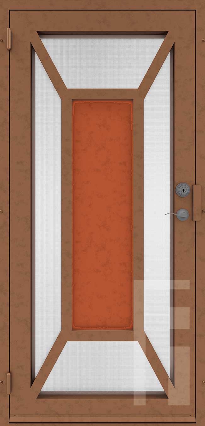 Copper X View Plate - 1st Impression Ironworks Nationwide